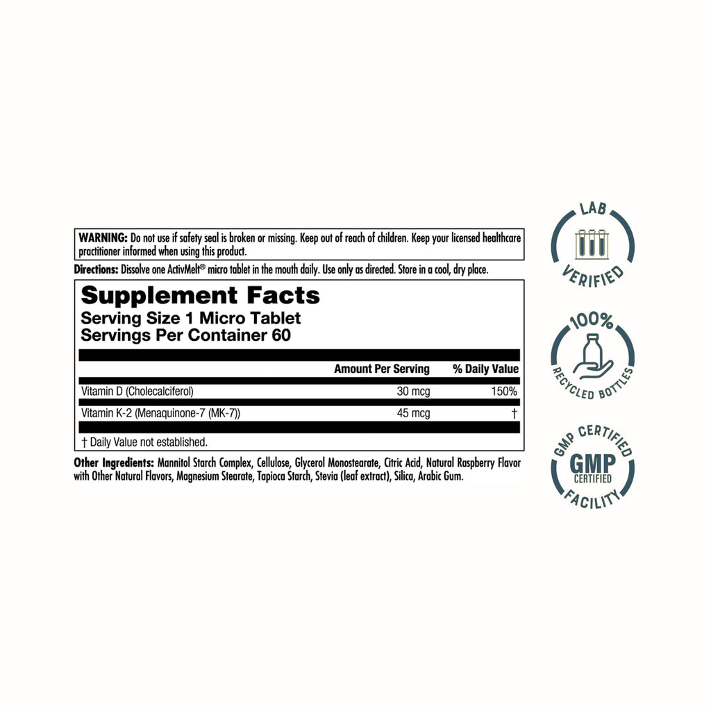 high potency vitamin D3 K2 supplement