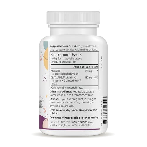 high potency vitamin D3 K2 supplement