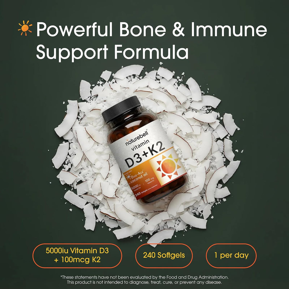 high potency vitamin D3 K2