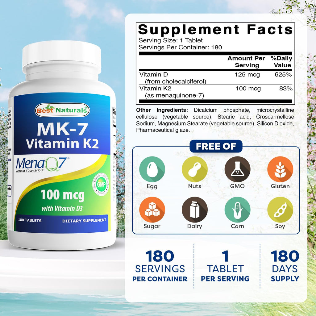 High potency vitamin D3 K2