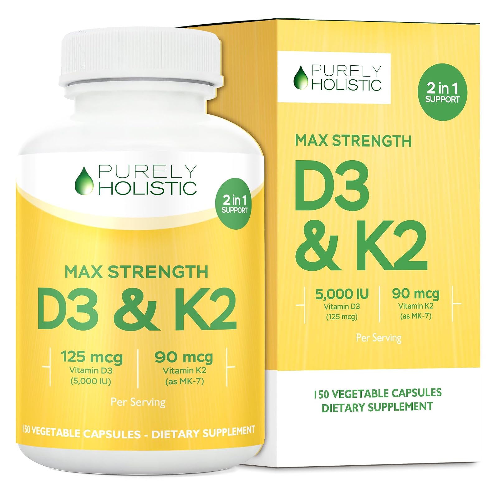 high potency vitamin D3 K2