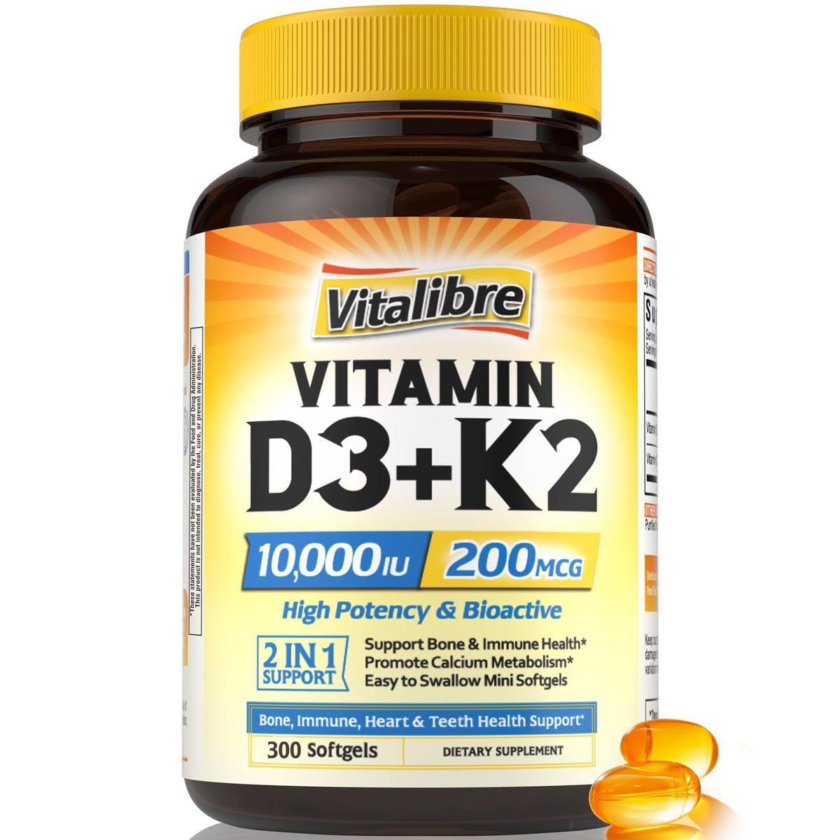 high potency vitamin D3 K2