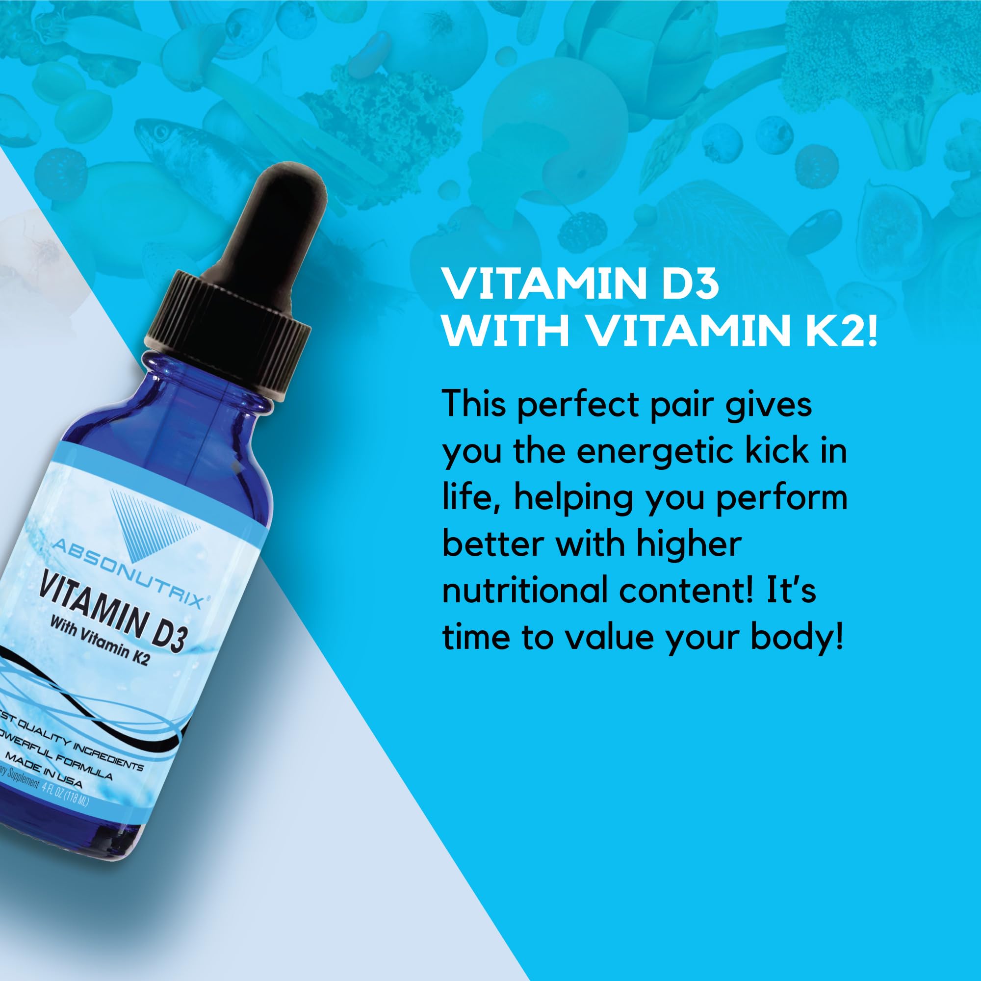 high potency vitamin D3 K2