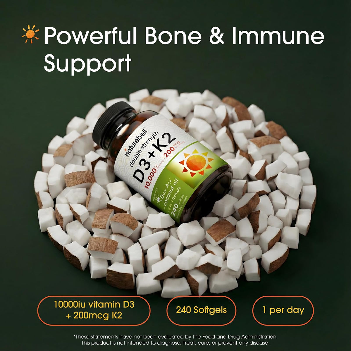 high potency vitamin D3 K2