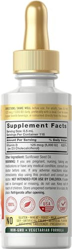 High potency Vitamin D3 liquid