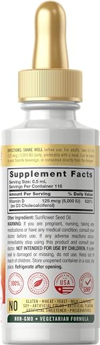 High potency Vitamin D3 liquid