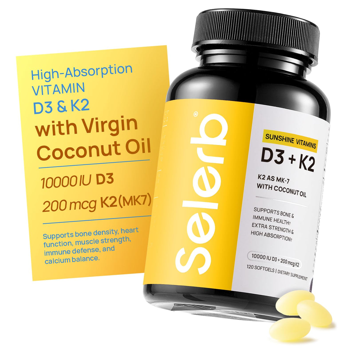high potency vitamin D3 softgels