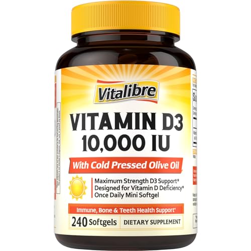 high potency vitamin D3 softgels
