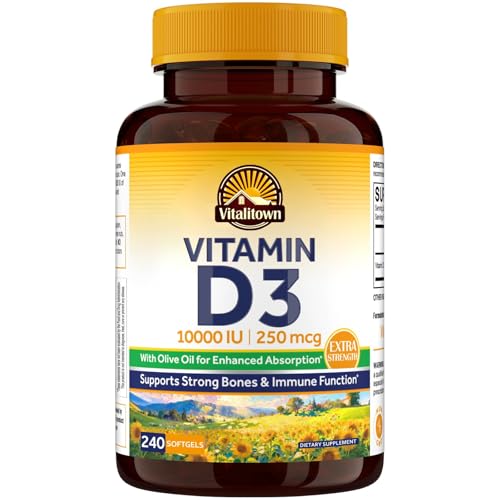 high potency vitamin D3 softgels