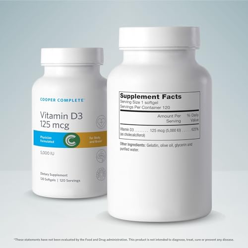 High potency Vitamin D3 softgels