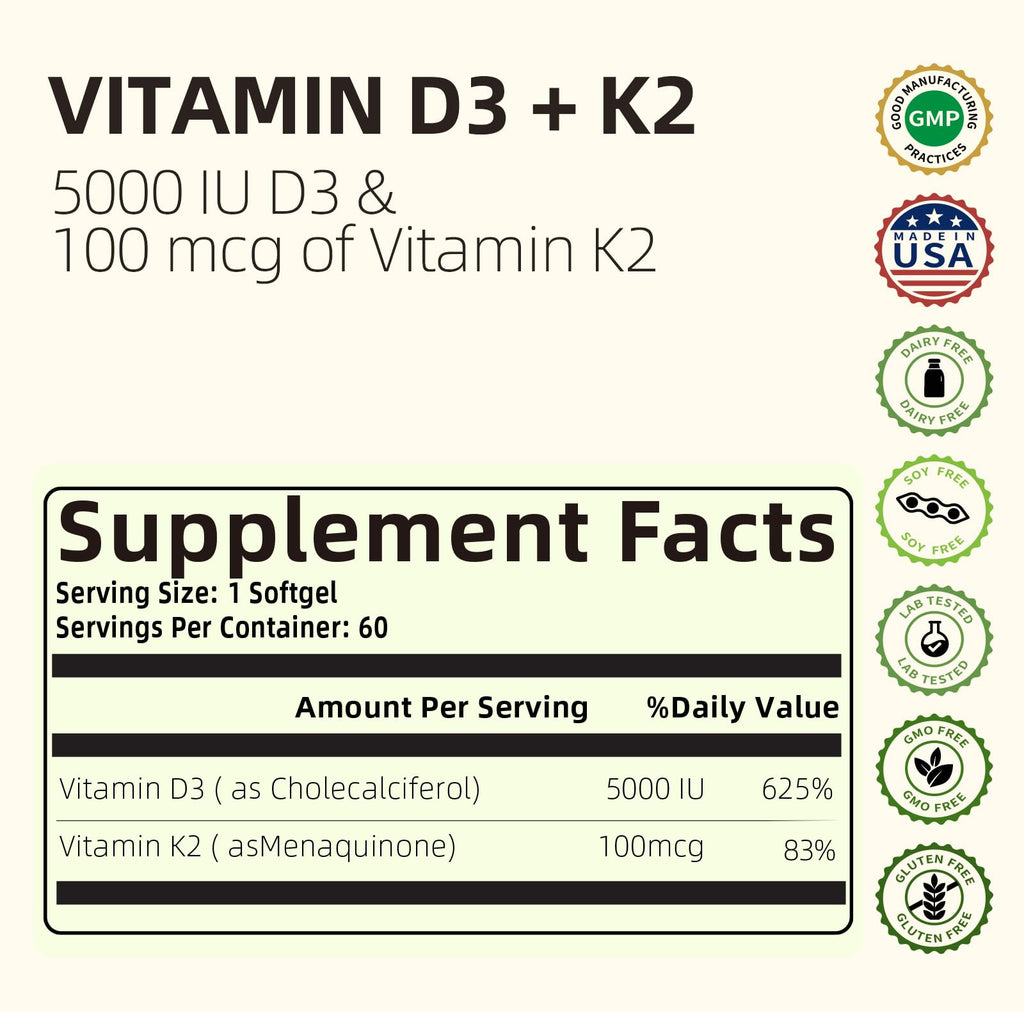 High potency Vitamin D3 softgels