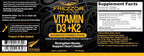 High potency Vitamin D3 softgels