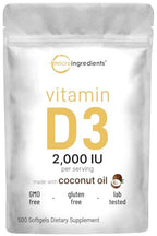 high potency vitamin D3 softgels
