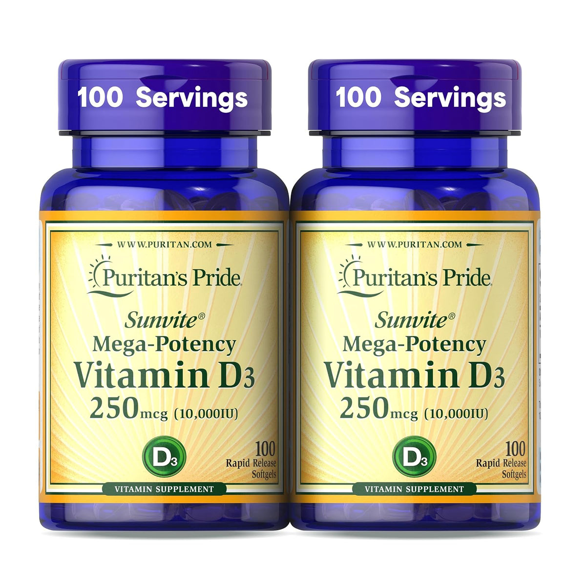 high potency vitamin D3 softgels