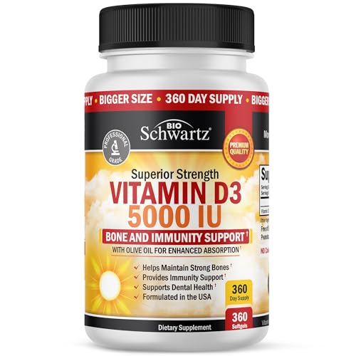 high potency vitamin D3 softgels