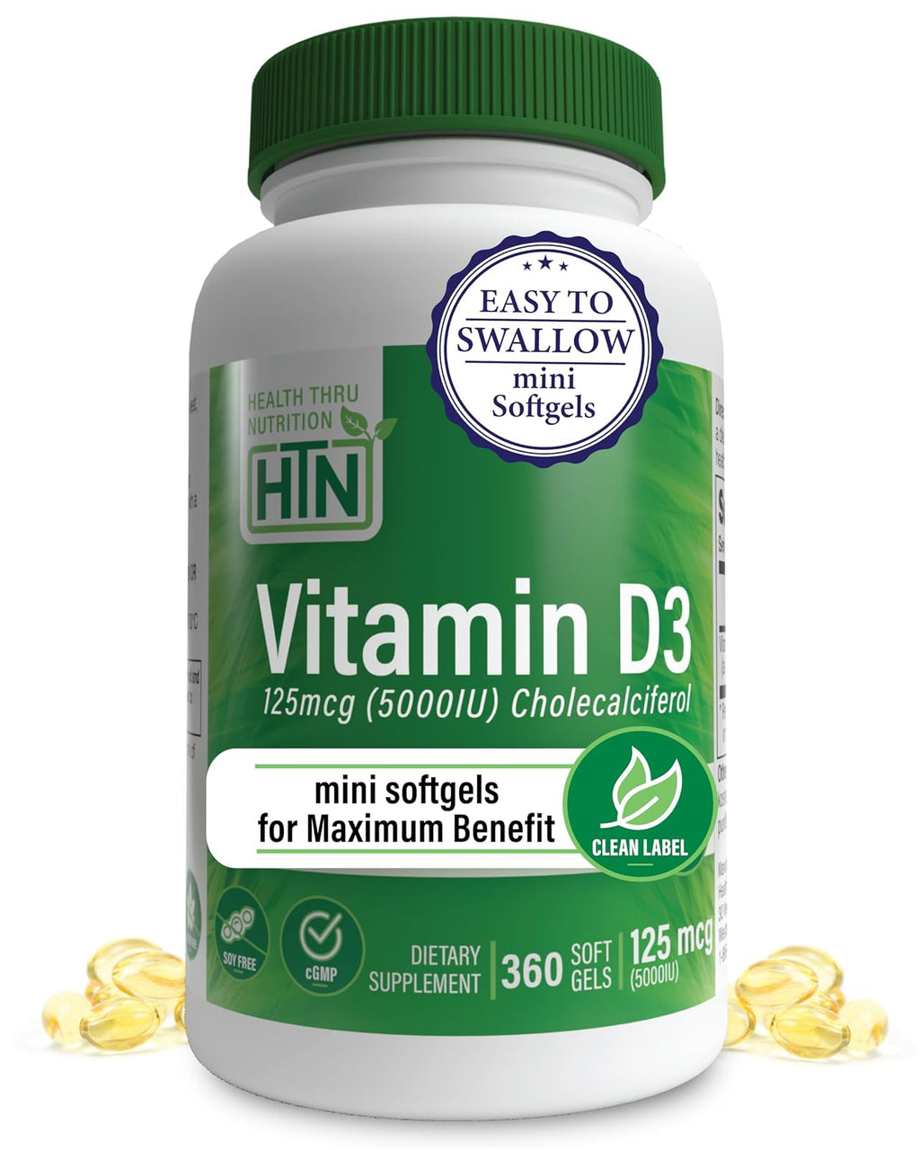 high potency vitamin D3 softgels