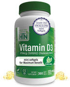 high potency vitamin D3 softgels