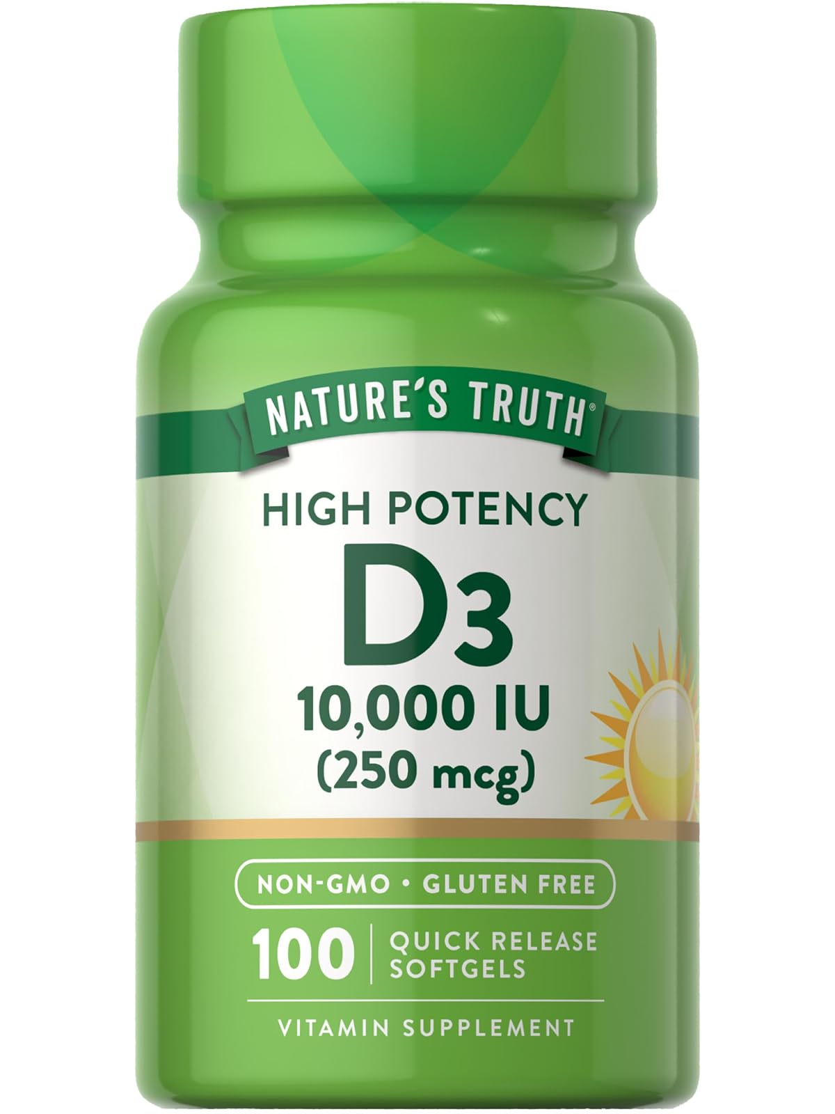 high potency vitamin D3 softgels
