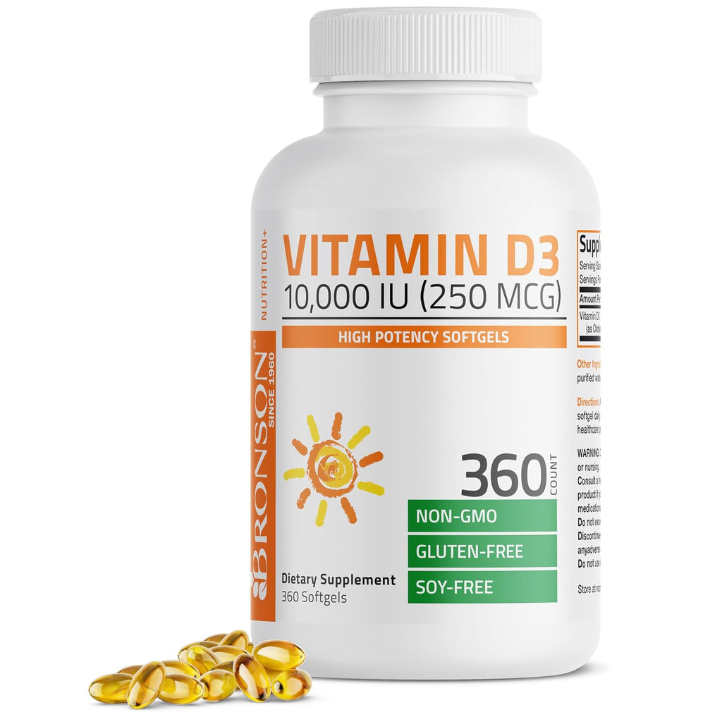 high potency vitamin D3 softgels