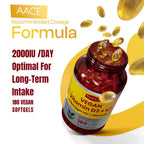 High potency vitamin D3 softgels