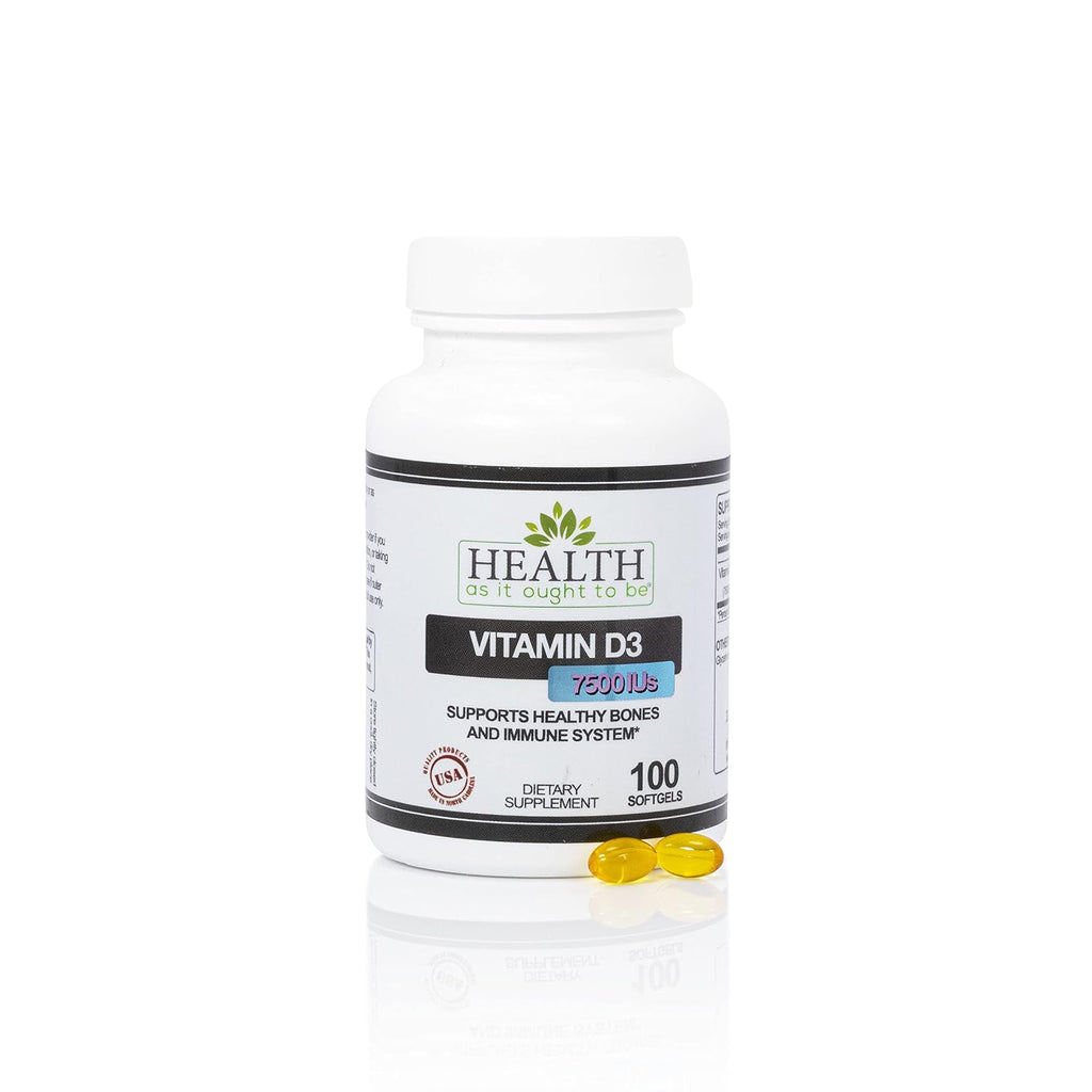 High potency vitamin D3 softgels