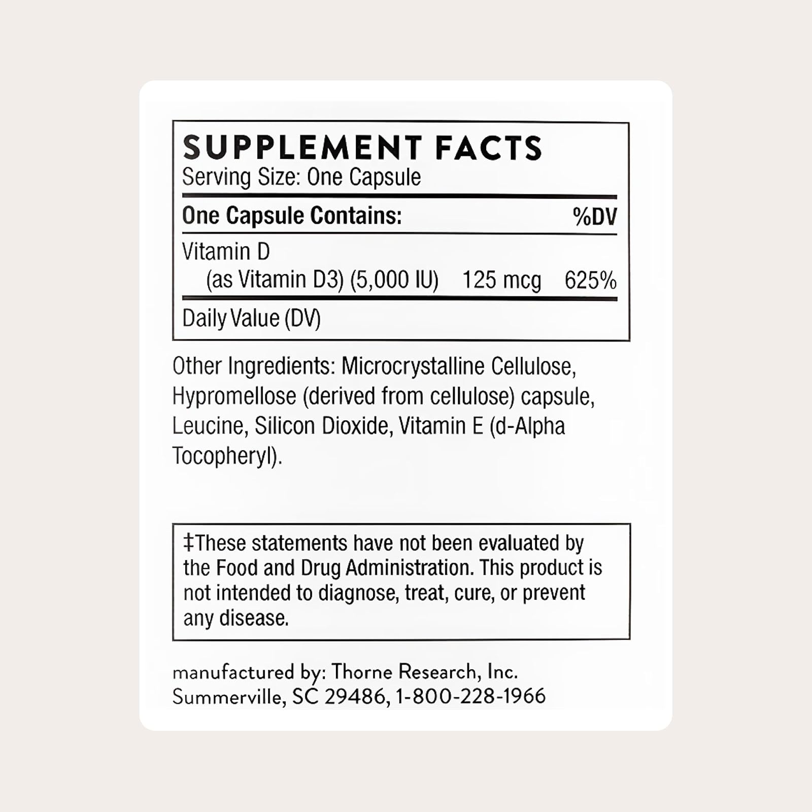 high potency vitamin D3 supplement