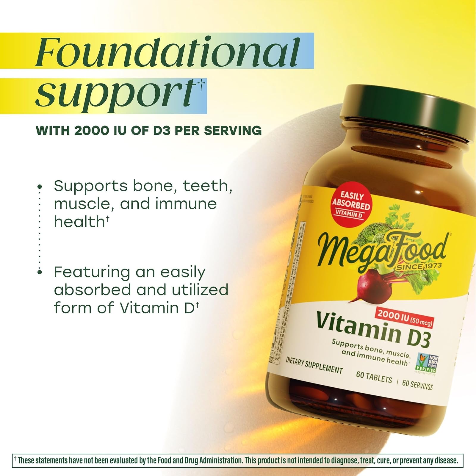 High potency Vitamin D3 supplement