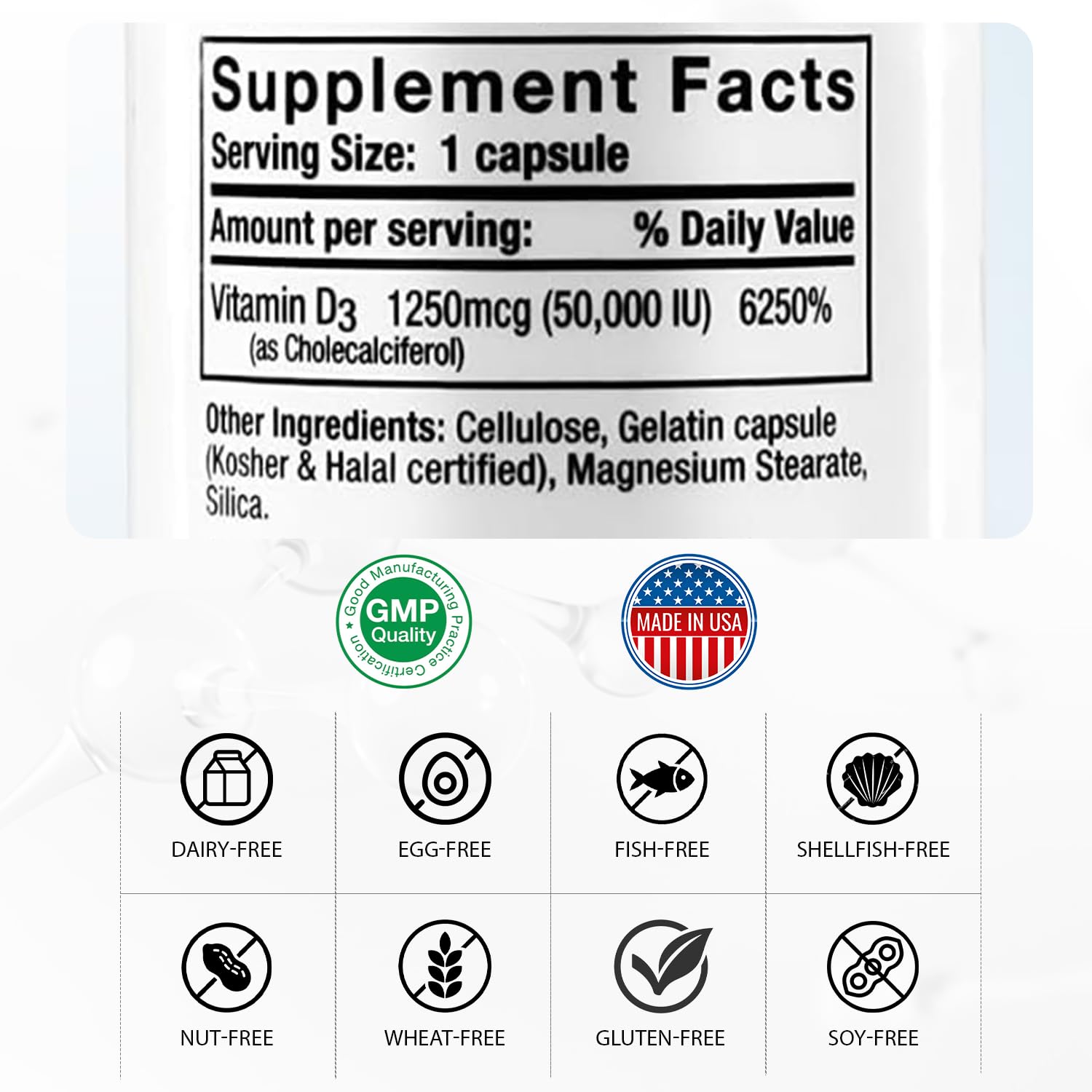 high potency Vitamin D3 supplement
