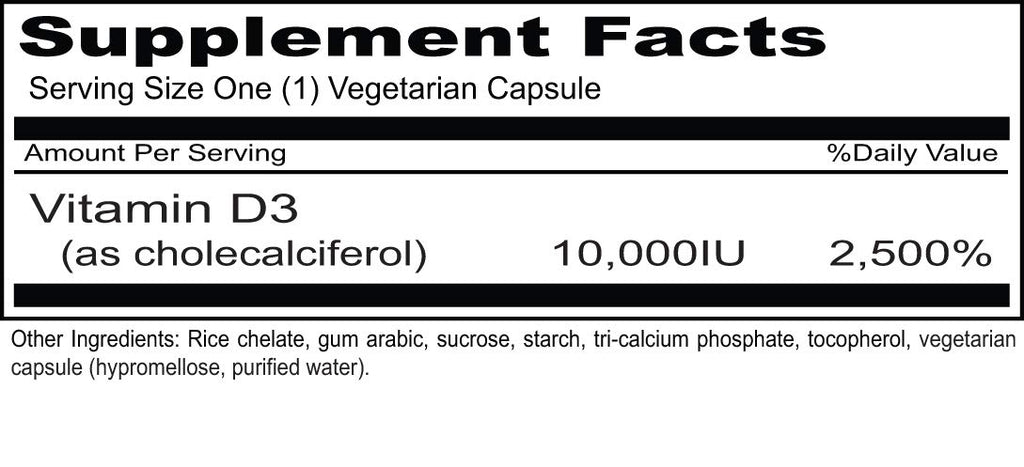 high potency Vitamin D3 supplement