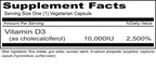 high potency Vitamin D3 supplement