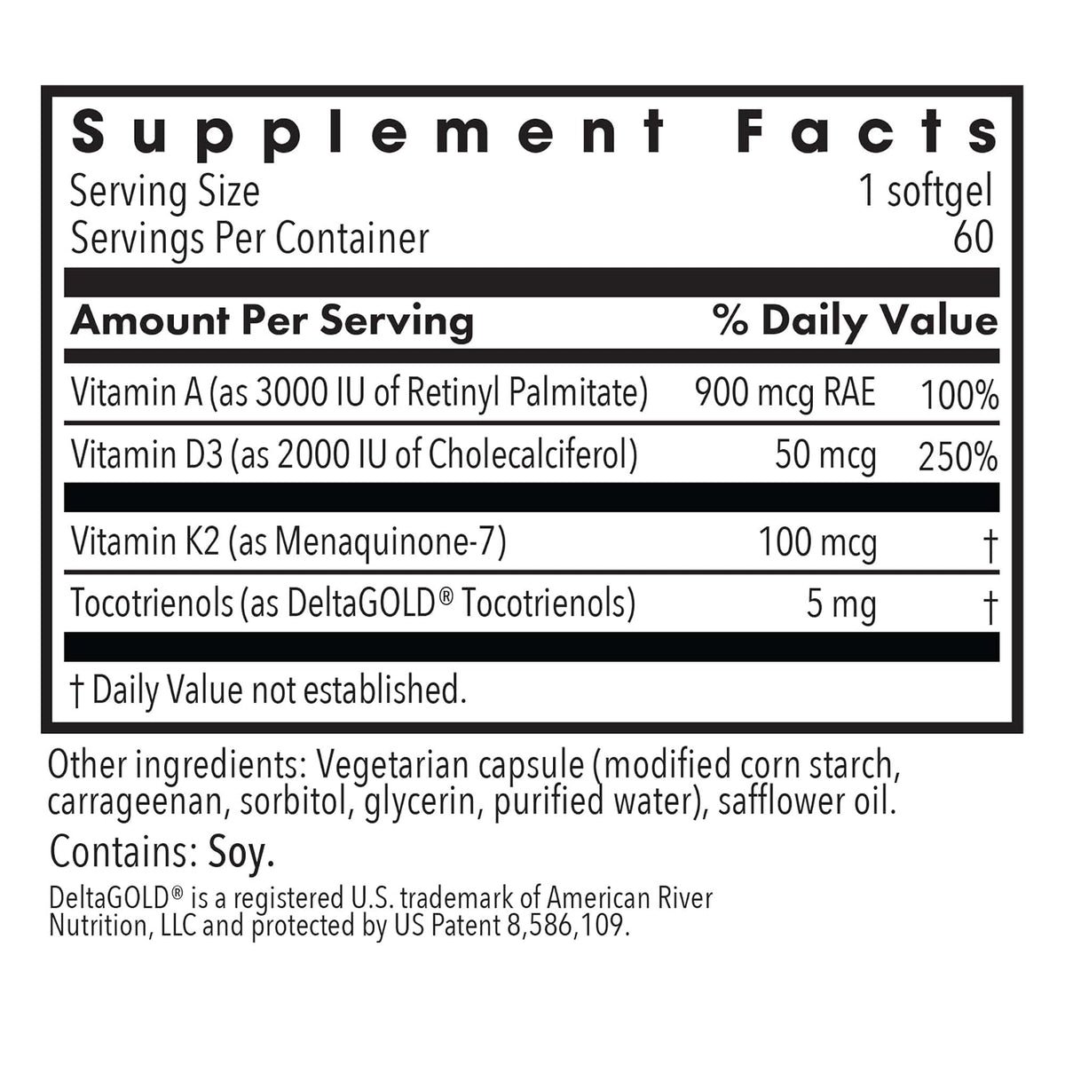 High potency Vitamin D3 supplement