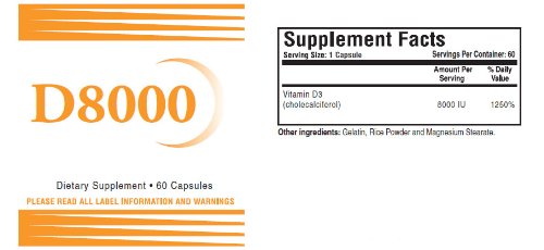 High potency Vitamin D3 supplement