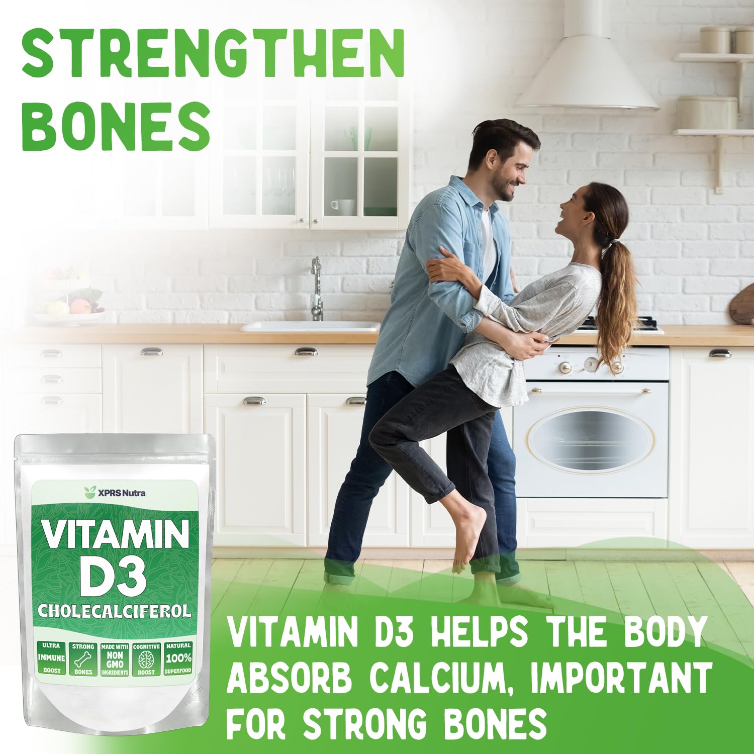 High potency vitamin D3 supplement