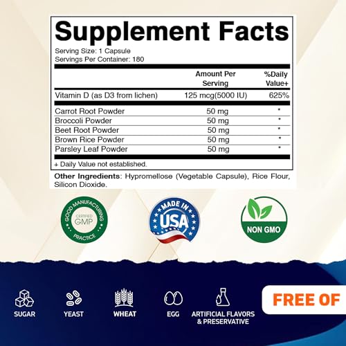 High potency Vitamin D3 supplement
