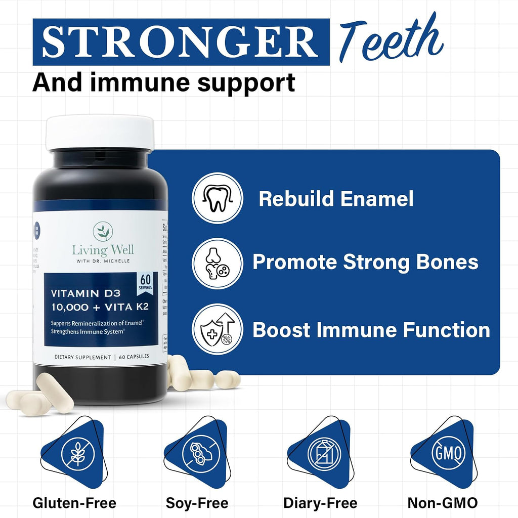 High potency Vitamin D3 with K2