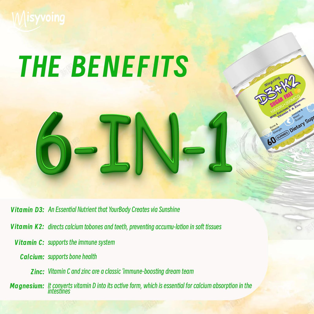 High potency Vitamin D3K2 for strong bones