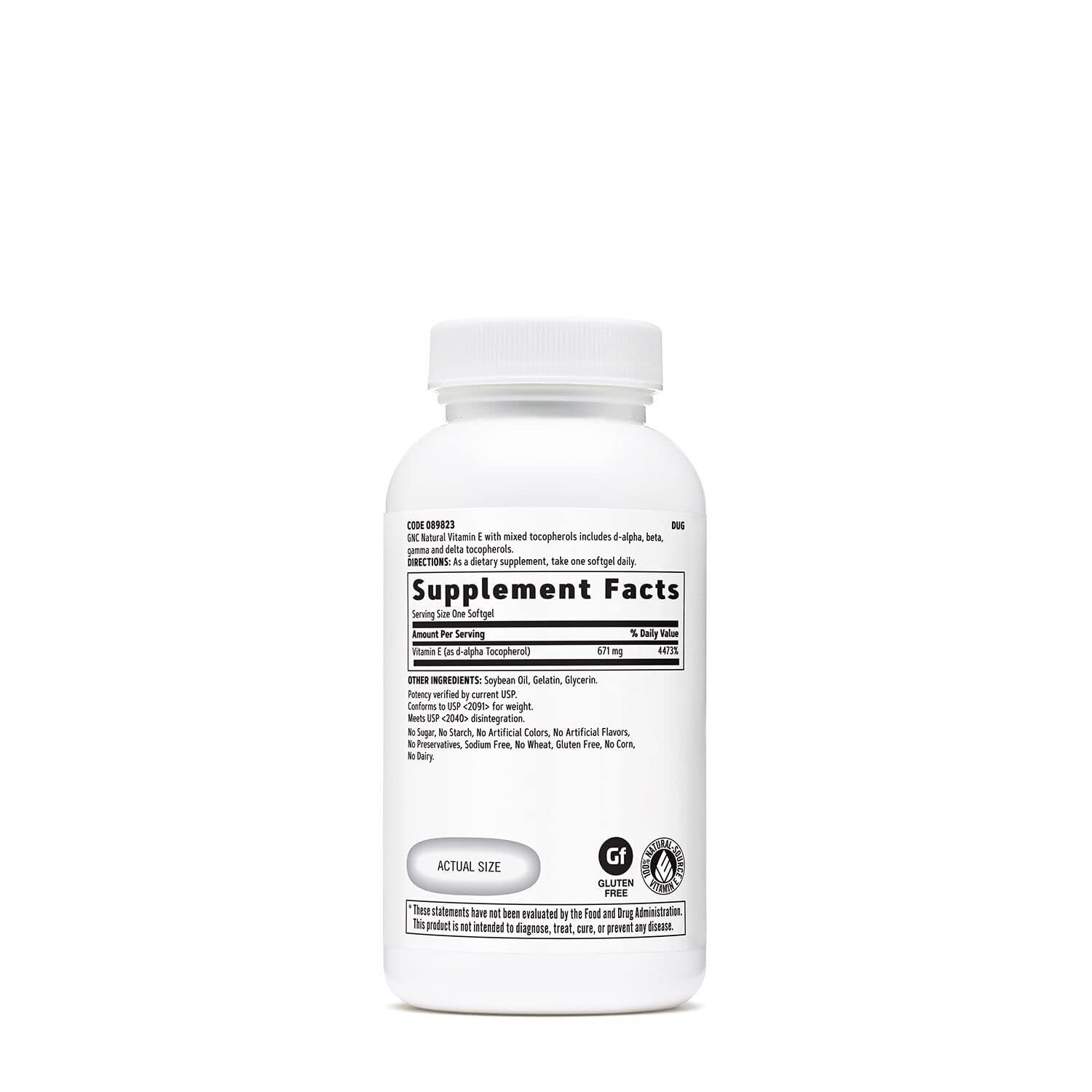 high potency vitamin E 1000 IU supplement