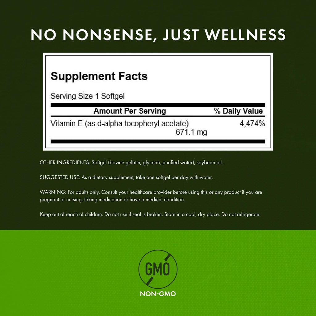 high potency vitamin E 1000 IU