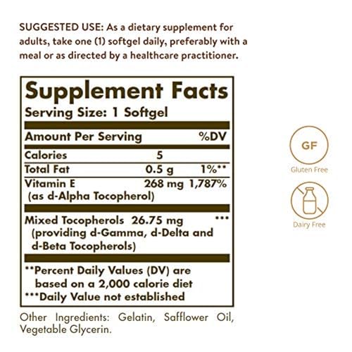 high potency vitamin E 268 mg