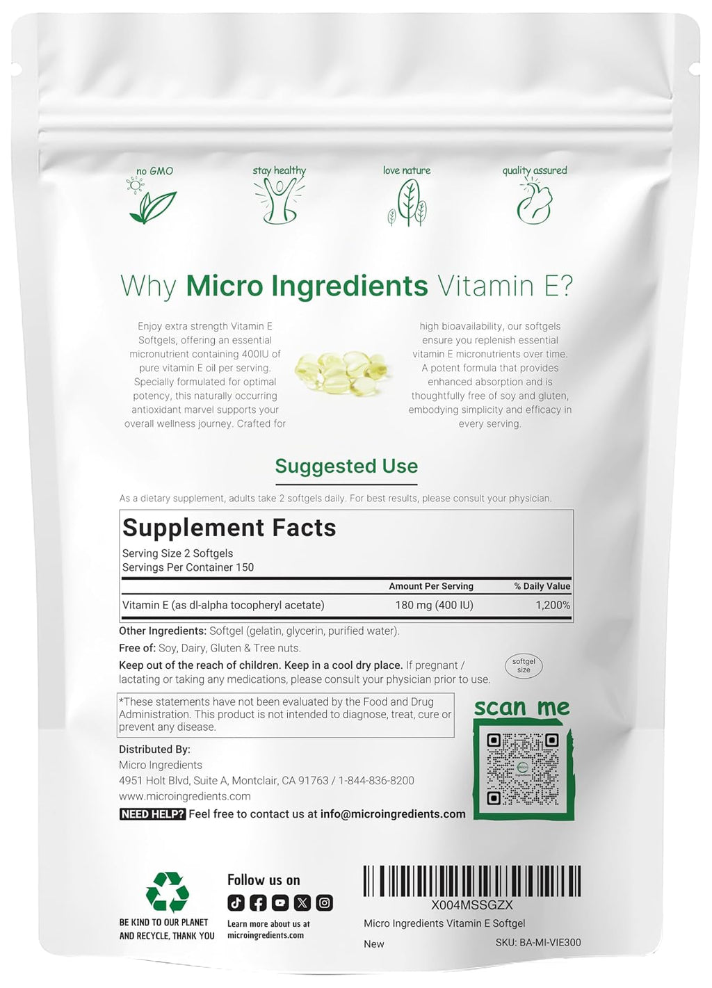 high potency vitamin e 400 IU