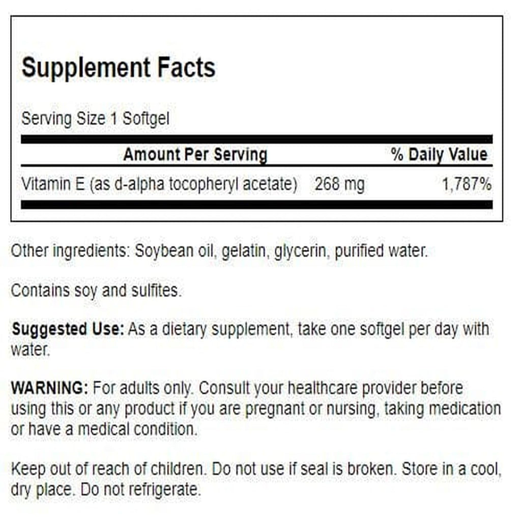 high potency vitamin E 400 IU