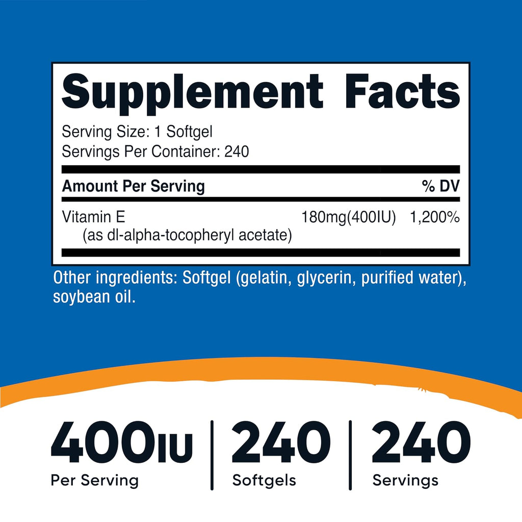 high potency vitamin E 400 IU