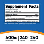 high potency vitamin e 400 IU