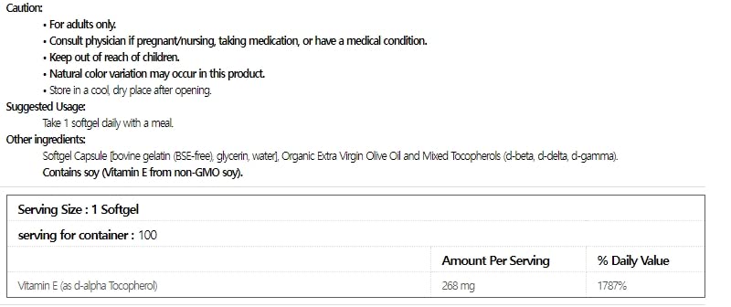 high potency vitamin e 400 IU