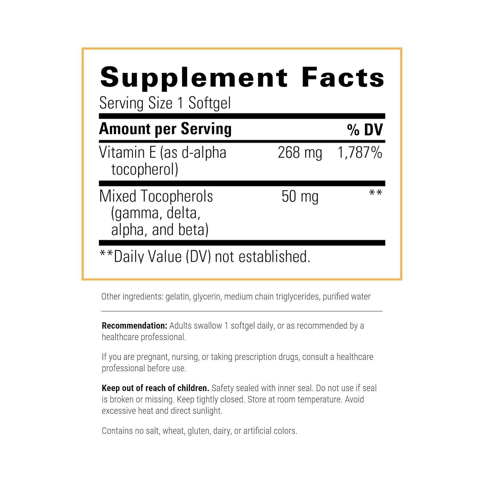 high potency vitamin e 400 IU