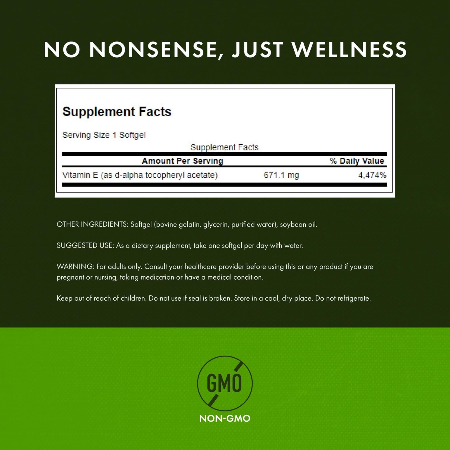 high potency vitamin e D-Alpha