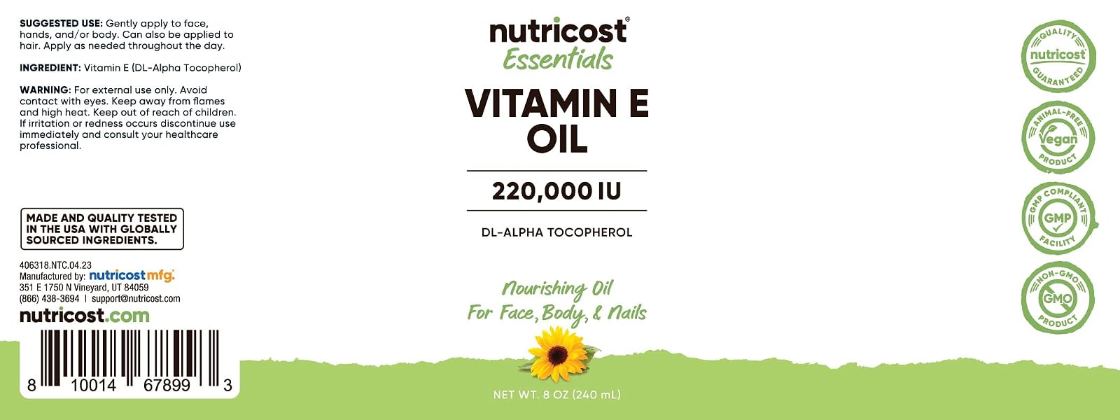 high potency vitamin E oil