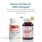 High potency vitamin E softgels