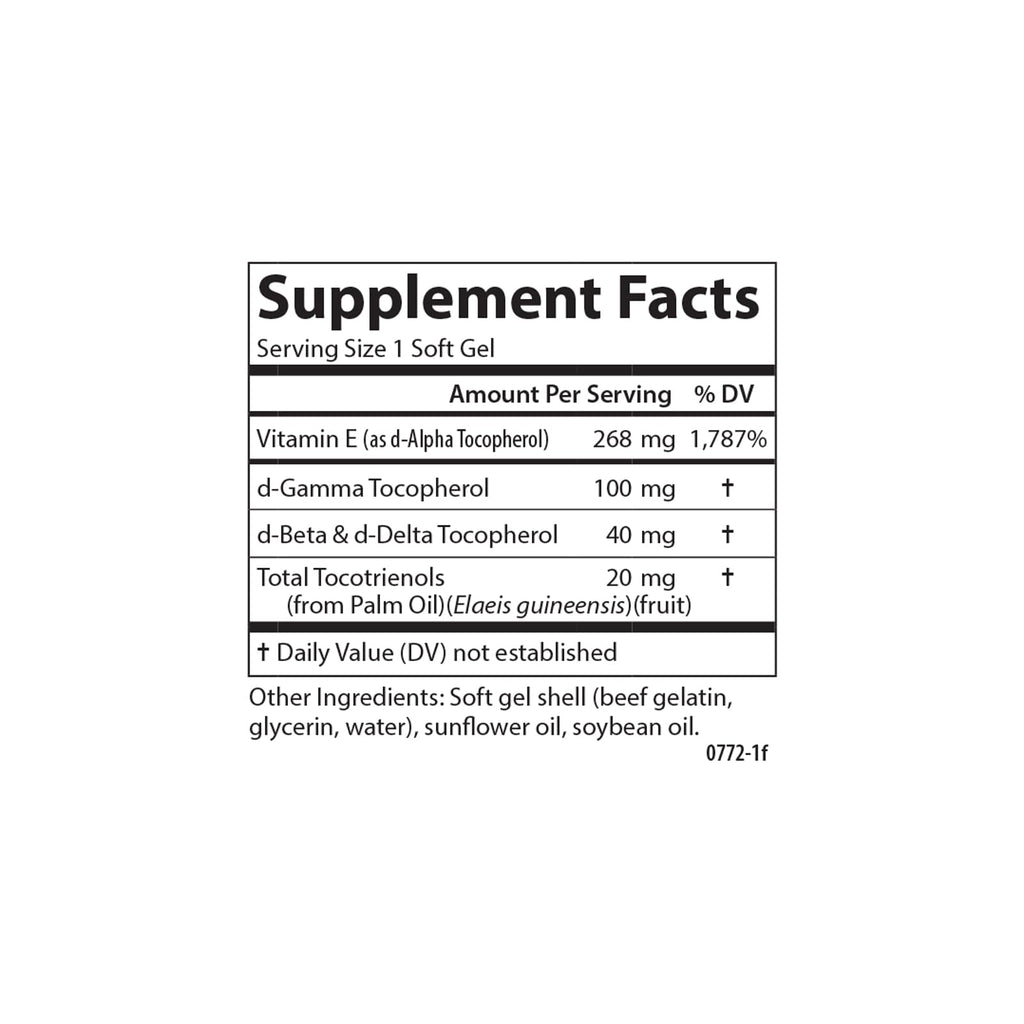 high potency vitamin E supplement