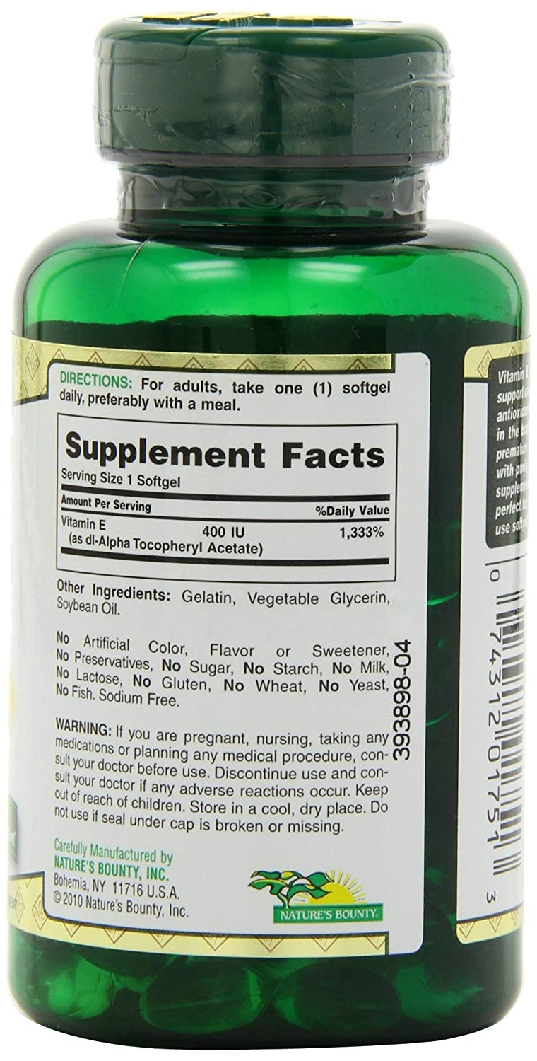high potency vitamin e supplement